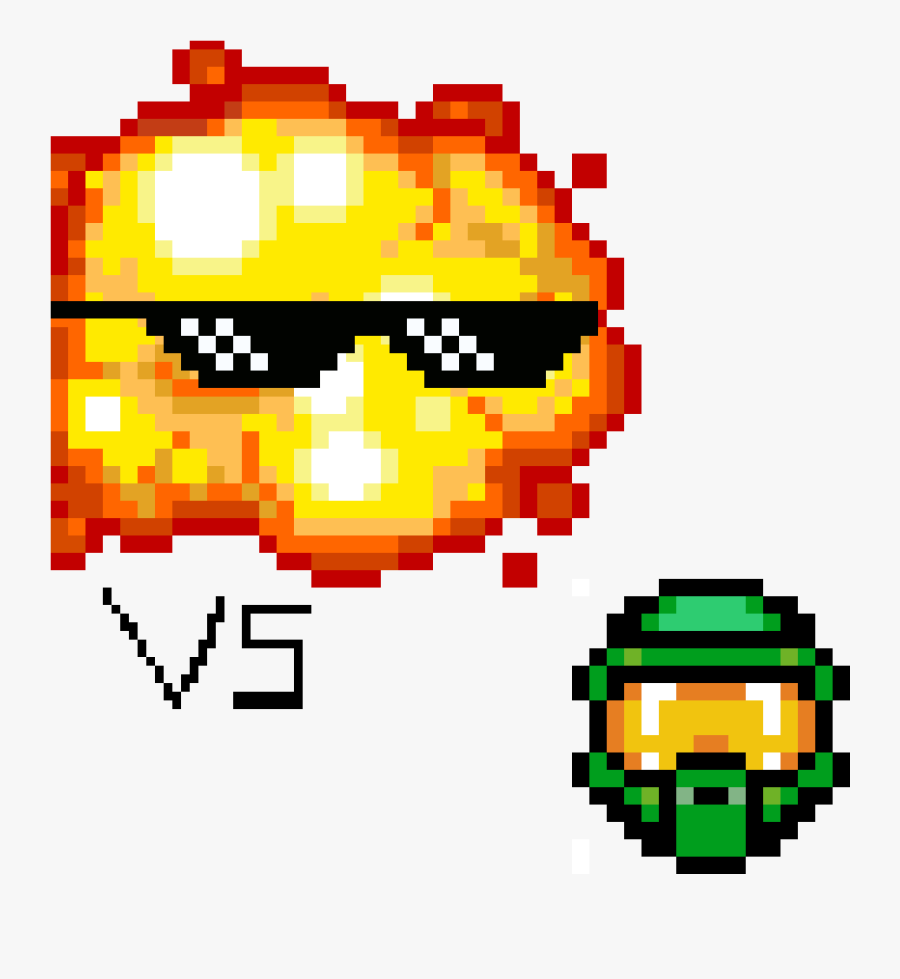 You Got Wrecked Halo - 8 Bit Explosion Png , Free Transparent Clipart ...