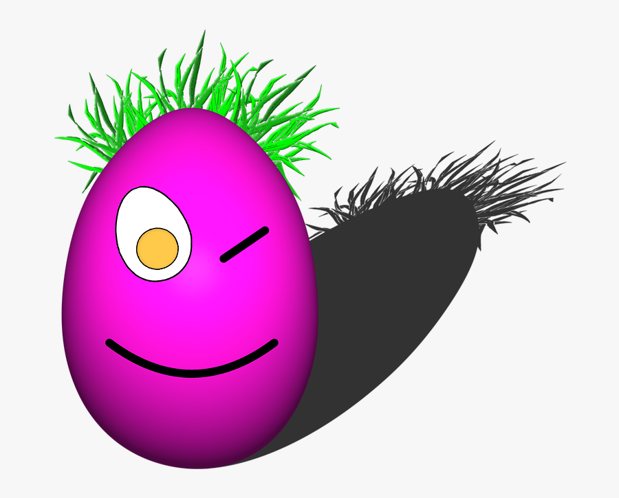 Egg, Easter Egg, Face, Smiley, Series, Pink, Eye - Huevos Con Caras Png ...