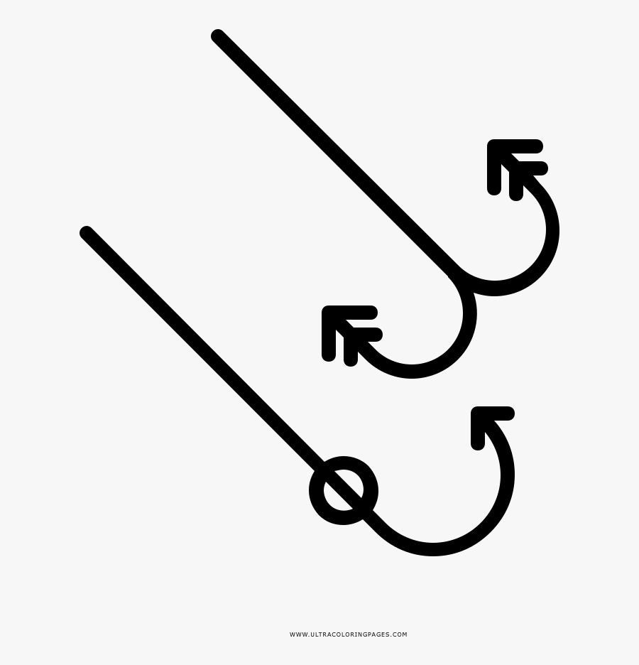 Fish Hook Pattern Use The Printable Outline For Crafts Sketch Coloring Page