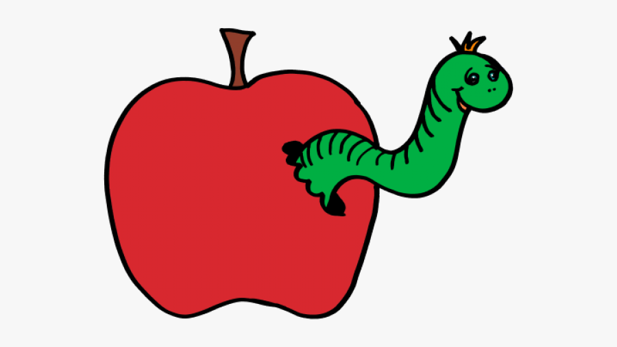 Apple Worm Cliparts - Apple And A Worm , Free Transparent Clipart ...