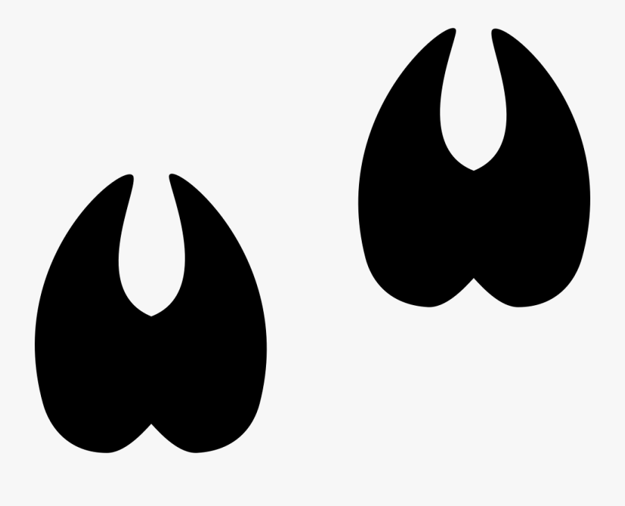 Clip Art Pig Hoof Prints - Hoof Transparent , Free Transparent Clipart ...