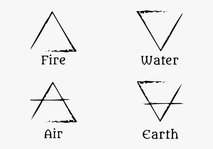 The Badge One Represents Fire And Earth, The Ones In - Triangle Fire ...