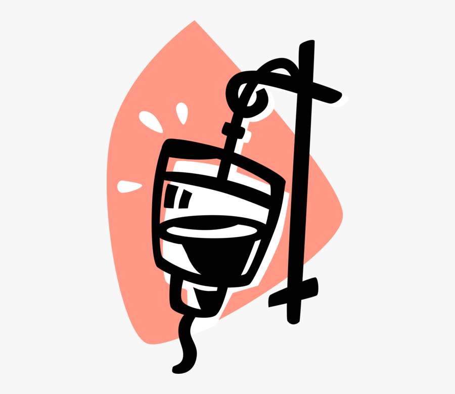 Vector Illustration Of Medical Intravenous Therapy - Intravenous Drugs ...