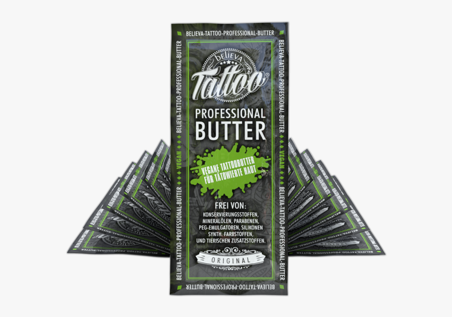 Tattoo Butter Sachet 5ml - Flyer , Free Transparent Clipart - ClipartKey