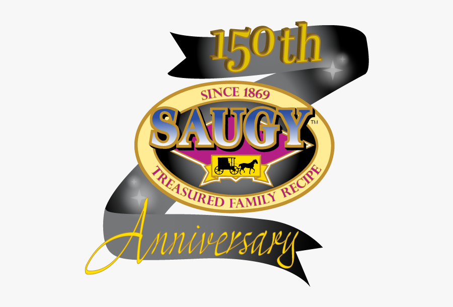 Saugy 150th Anniversary Logo - Illustration , Free Transparent Clipart ...