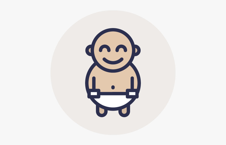 Tummy Time Icon - Cartoon , Free Transparent Clipart - ClipartKey