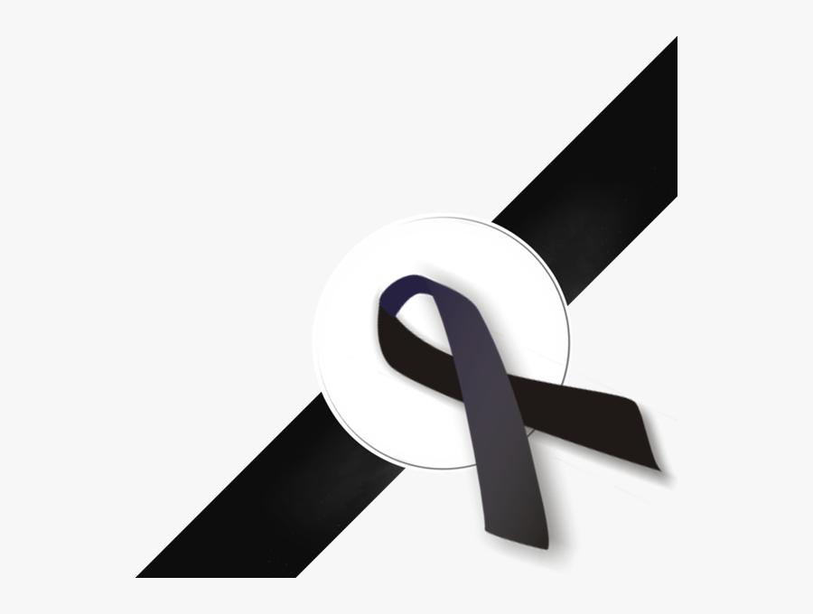Black Ribbon Awareness Ribbon Clip Art - Black Ribbon Png , Free ...