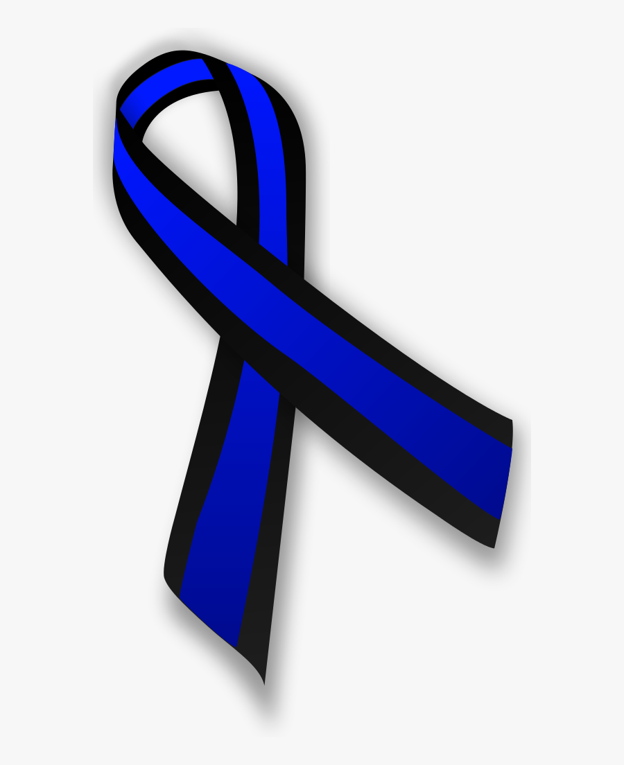 Blue And Black Ribbon , Free Transparent Clipart - ClipartKey