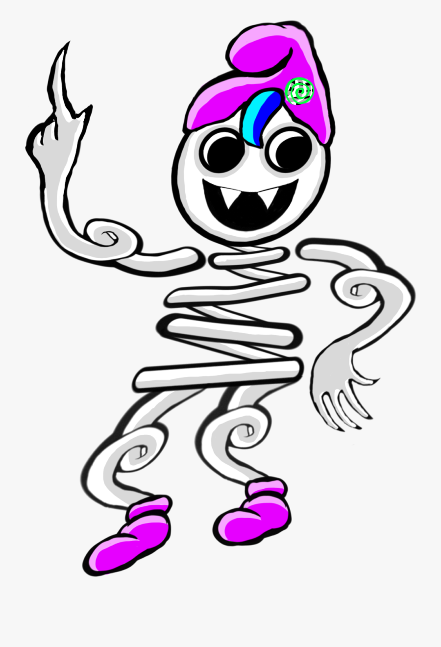 “nooooooo Springs Hee Ho ” yep, It’s Coily The Spring - Illustration ...