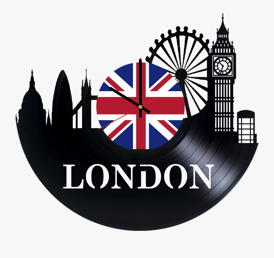 England Handmade Vinyl Record Clipart , Png Download - London ...