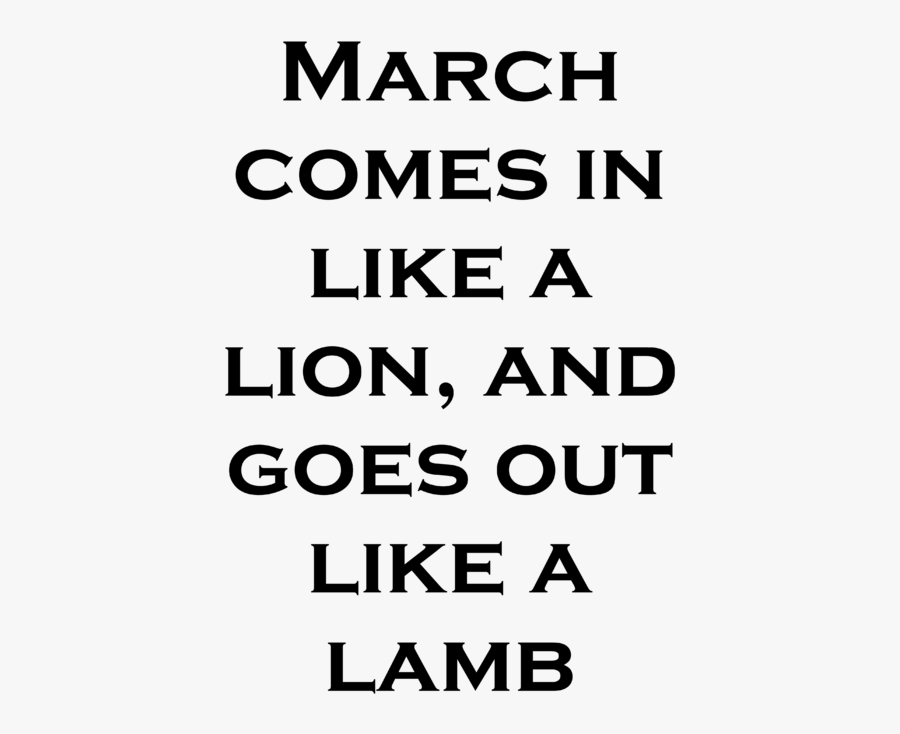 March Comes In Like A Lion And Lamb - Advanced Biological Marketing ...