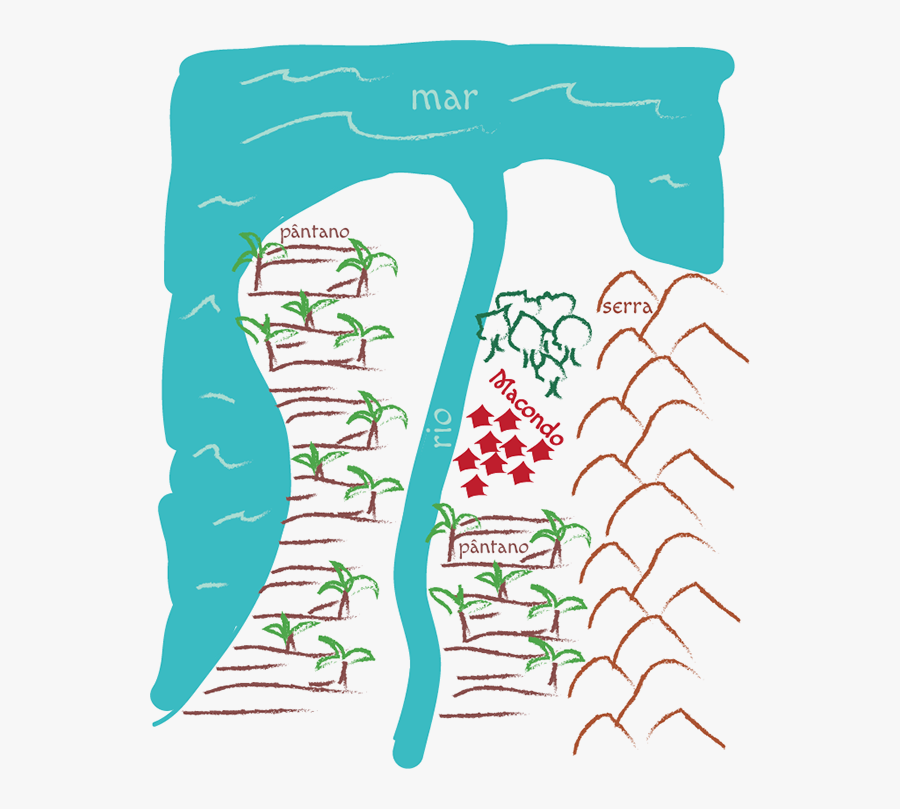 One Hundred Years Of Solitude Map , Free Transparent Clipart - ClipartKey