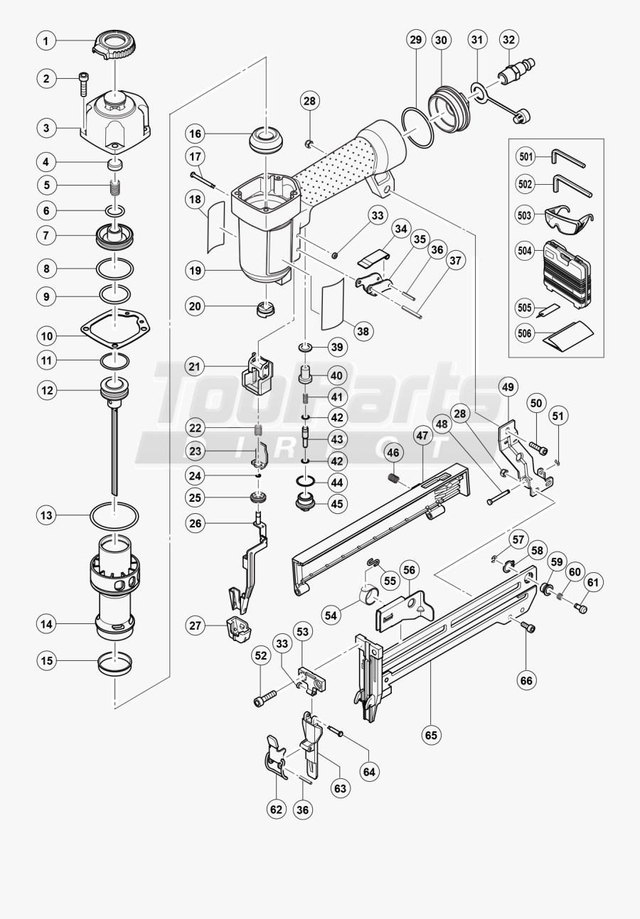 Stapler Drawing Components - Bostitch Sb 2in1 Parts Diagram , Free ...