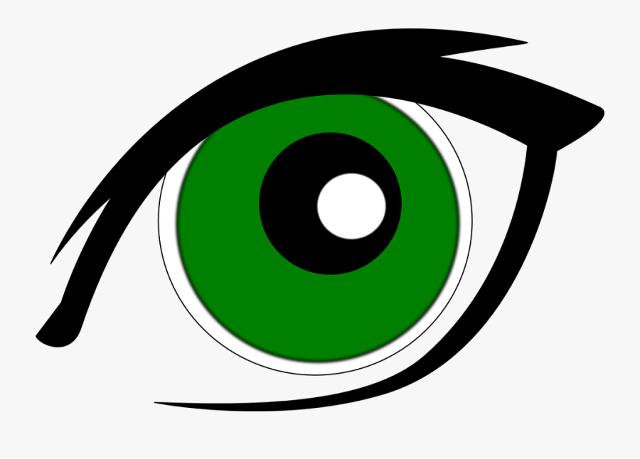 Stare Clipart Circle Eye - Clip Art Green Eye , Free Transparent ...