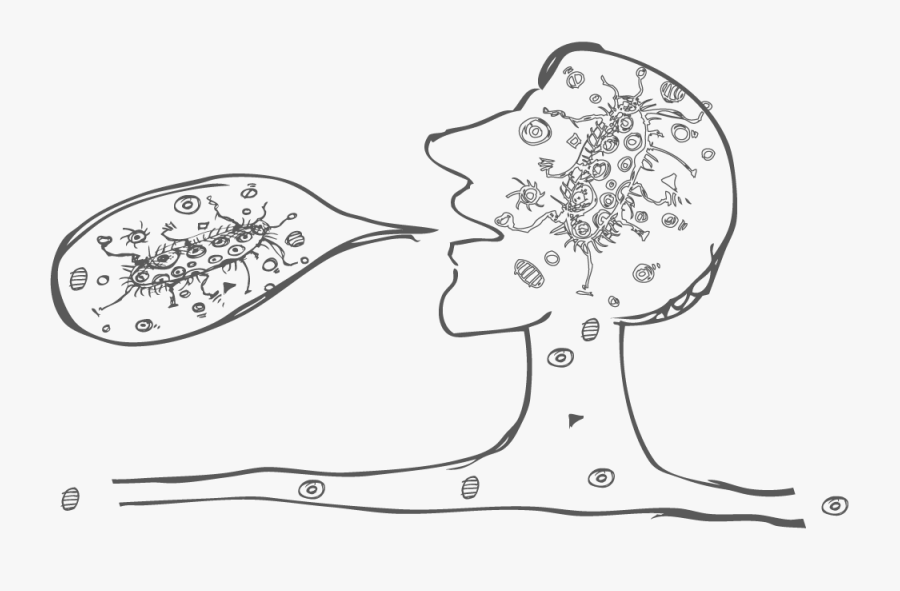 Dust Drawing Viral - Line Art , Free Transparent Clipart - ClipartKey