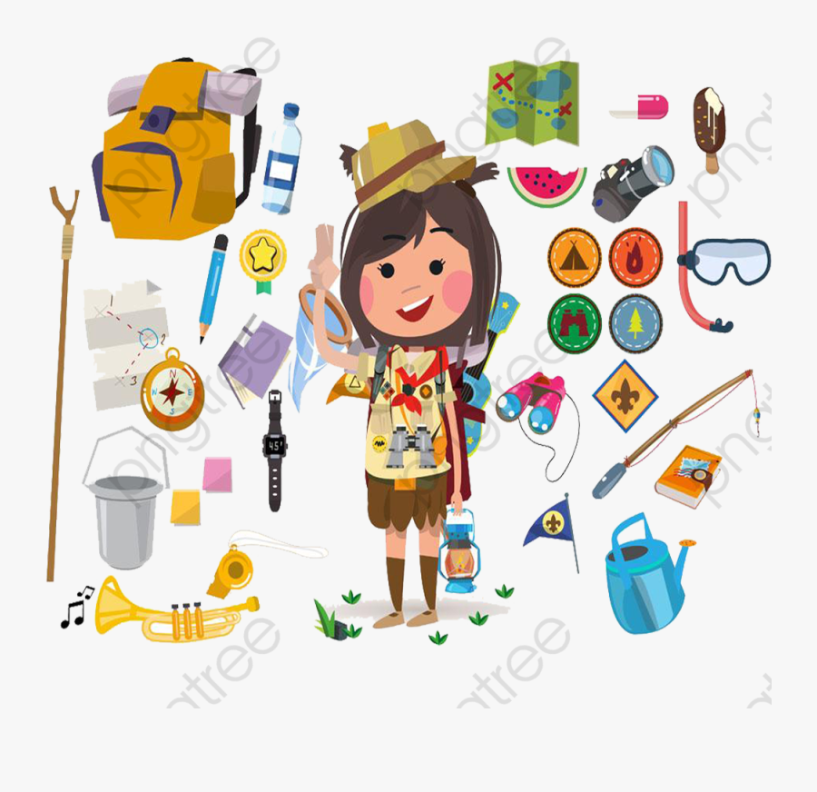 Purple Graphics Illustration Transparent - Boy Scout Objects , Free ...