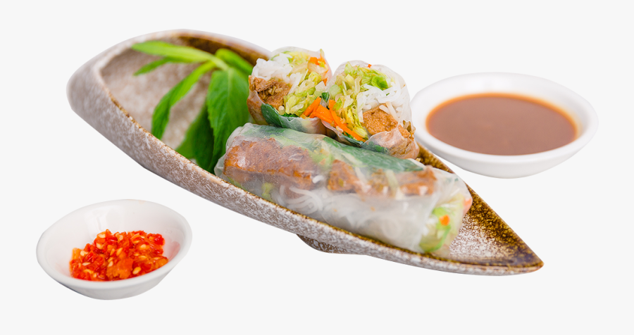 Vegetarian Fresh Spring Roll , Free Transparent Clipart - ClipartKey