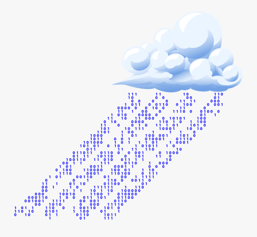Blue,text,sky - Binary Rain Png , Free Transparent Clipart - ClipartKey