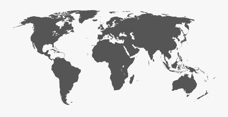 Blacked Out World Map , Free Transparent Clipart - ClipartKey