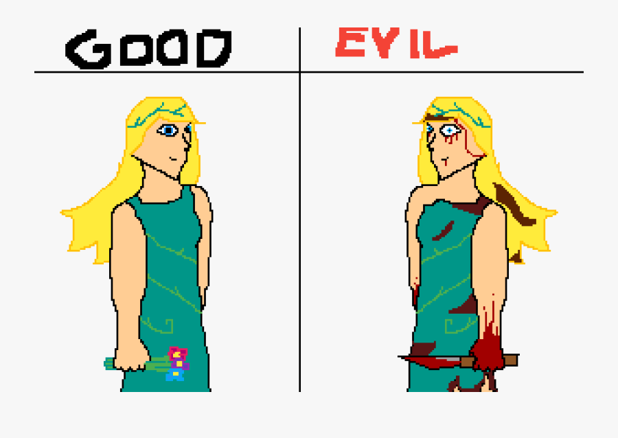 Good Vs Evil - Cartoon , Free Transparent Clipart - ClipartKey