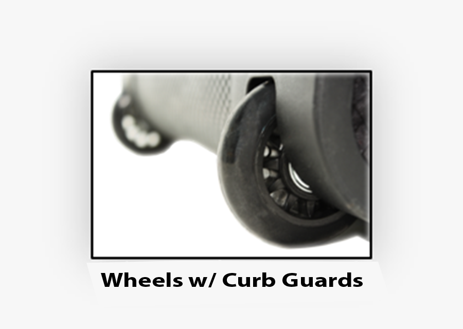 Bag Go Bag Wheels With Curb Guards - Drain , Free Transparent Clipart ...