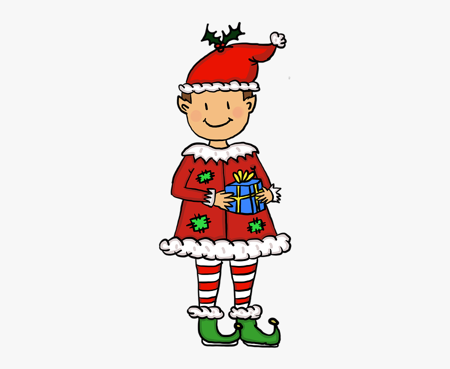 Christmas, Christmas Elf, Elf, Magic Elf - Cartoon , Free Transparent ...