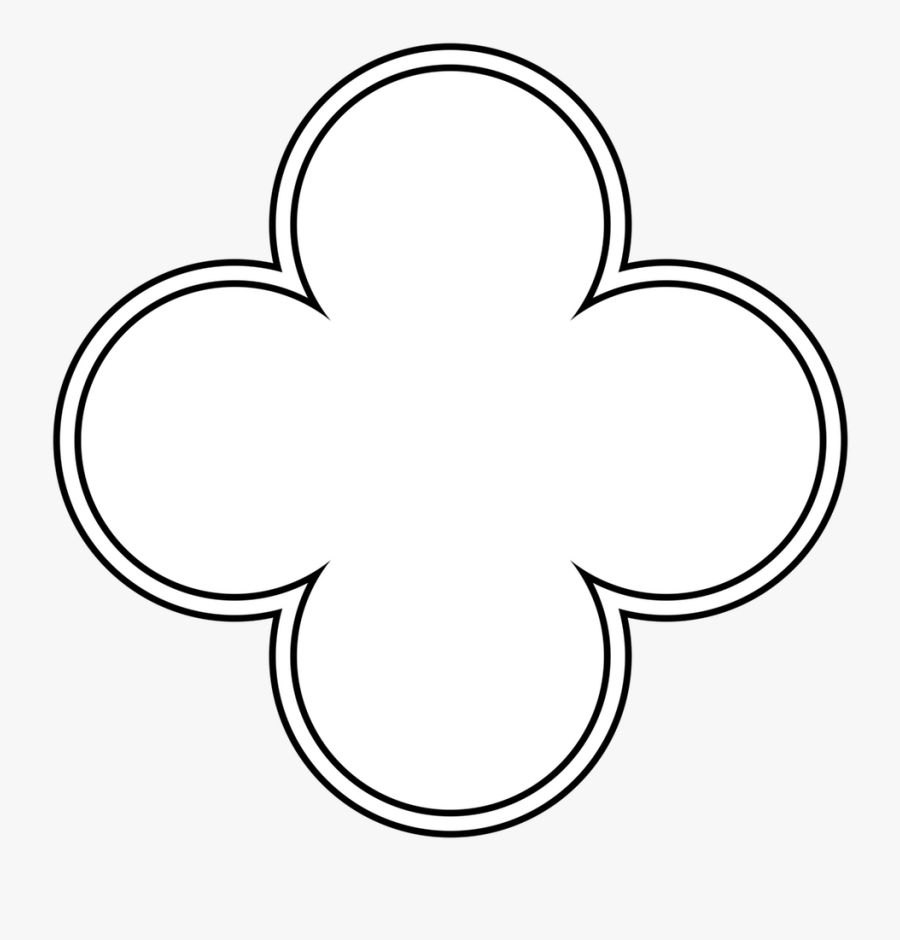 Quatrefoil Label Clip Art