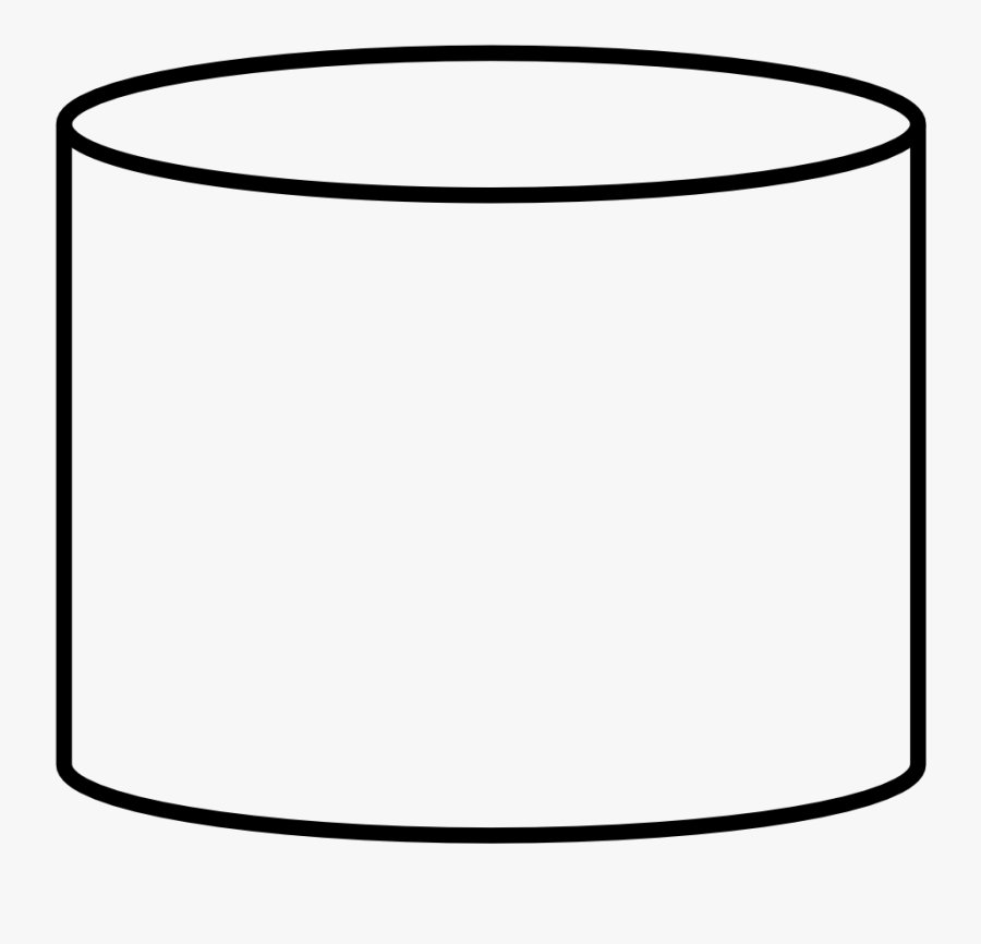 How To Set Use Database Shape Clipart , Png Download - Cylinder Clipart ...