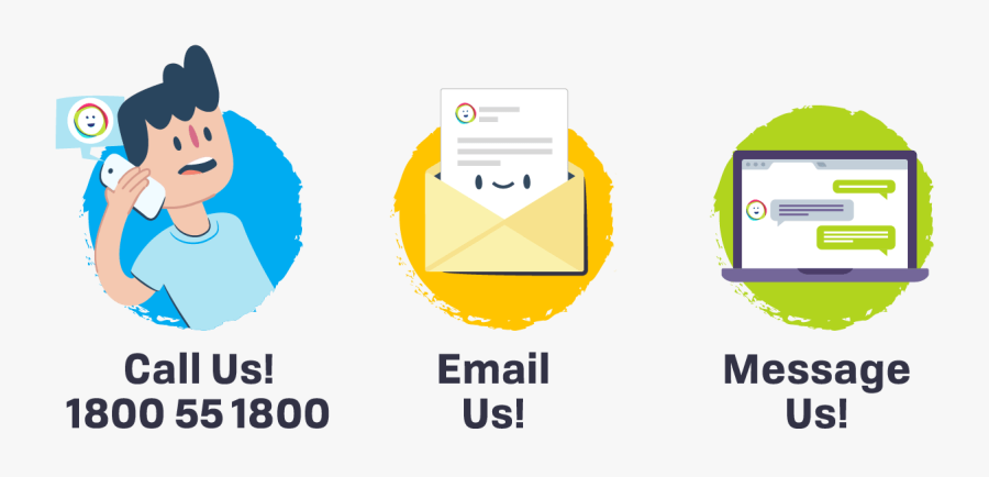 Boy Calling Kids Helpline On 1800 55 - Cartoon , Free Transparent ...