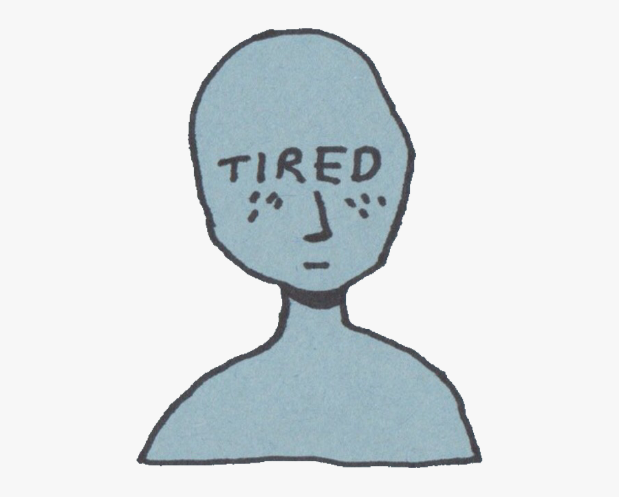 Don"t Know Why I"m Still Up - Tired Blue , Free Transparent Clipart ...