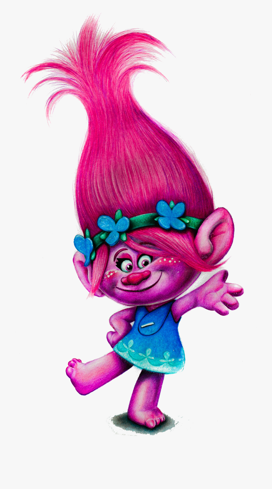 Trolls Party Birthday Poppy - Trolls Movie Poppy , Free Transparent ...