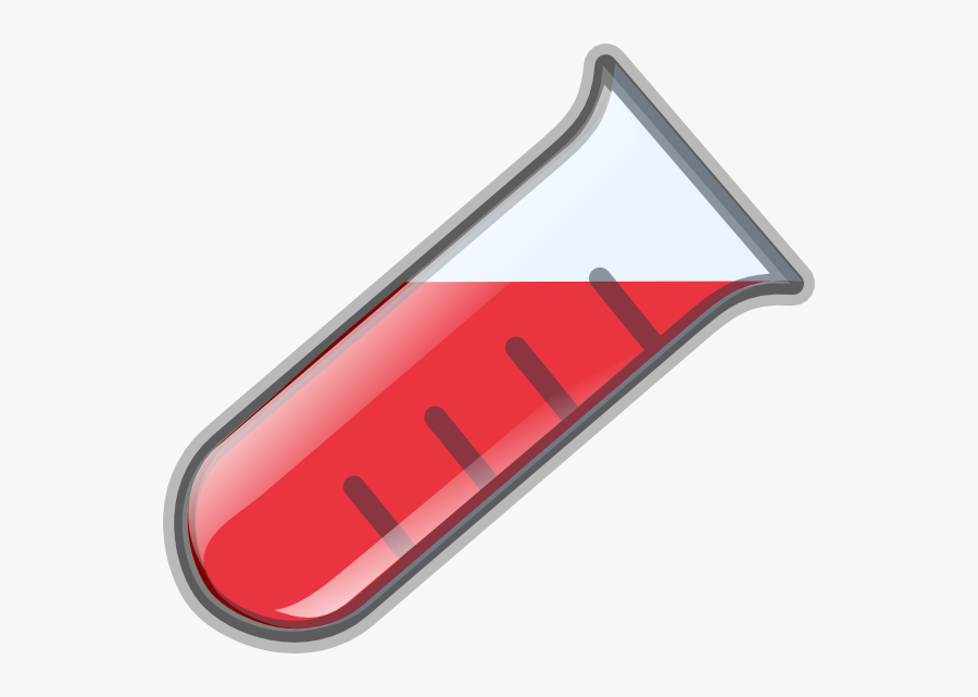 Red Test Tube Clip Art At Clker - Red Acid In Test Tube , Free ...