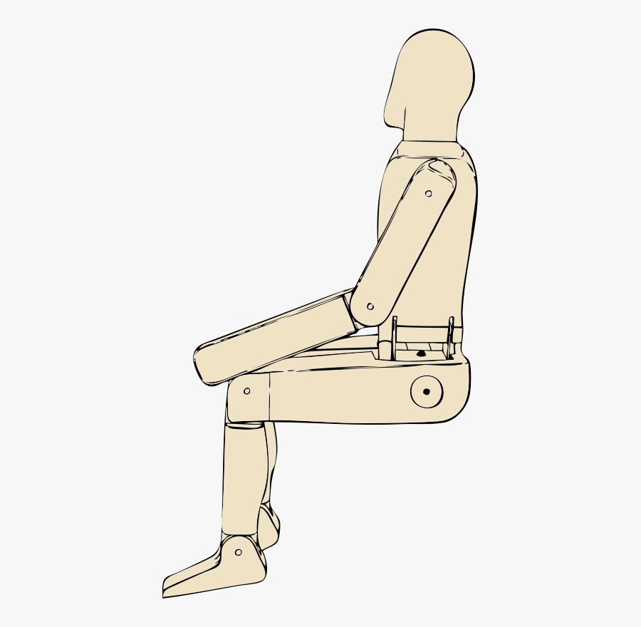 Angle,neck,leg - Crash Test Dummy Side View , Free Transparent Clipart ...