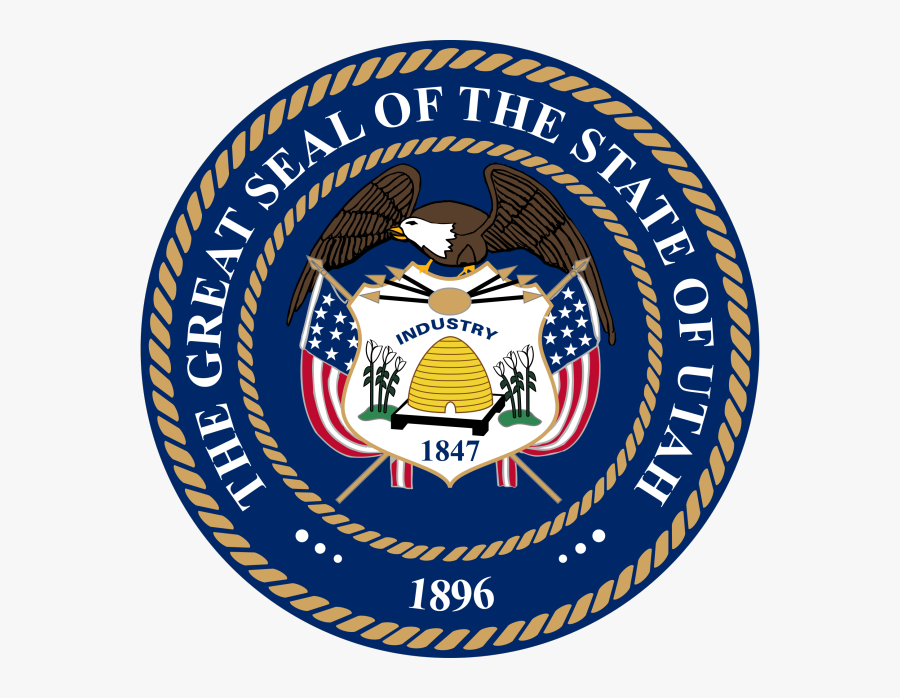 State Of Utah Seal" Class="img Responsive True Size - Flag Of Utah ...