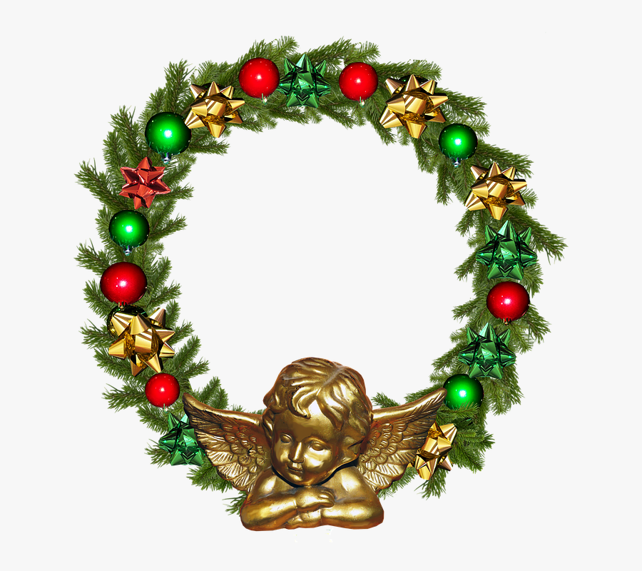 Frame, Border, Christmas, Angel - Transparent Christmas Png Border ...