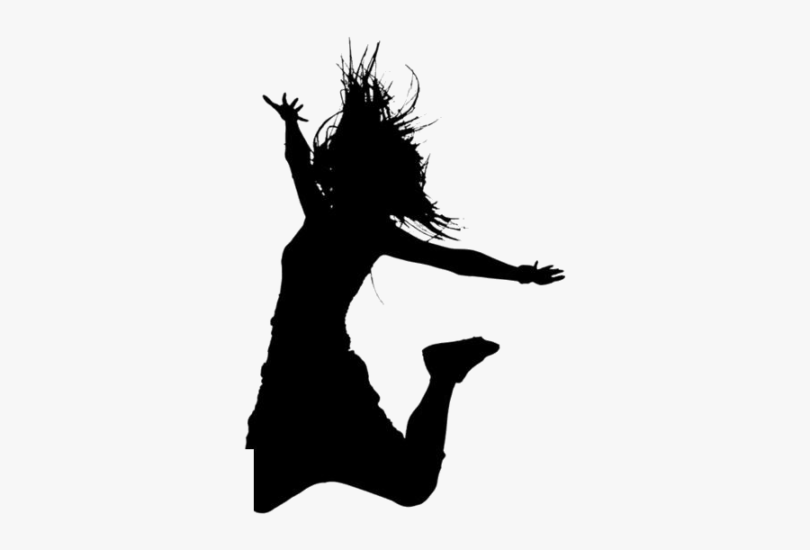 Girl Jumping Png Image Clip Art - Silhouette , Free Transparent Clipart ...