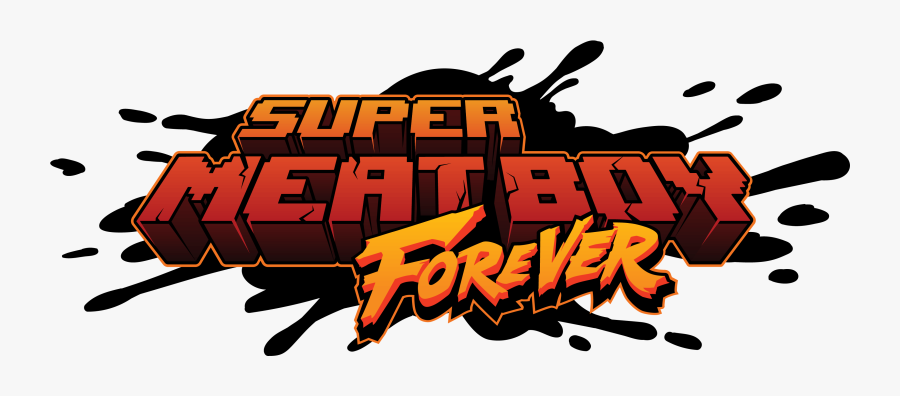 Logo Super Meat Boy Forever - Illustration , Free Transparent Clipart ...
