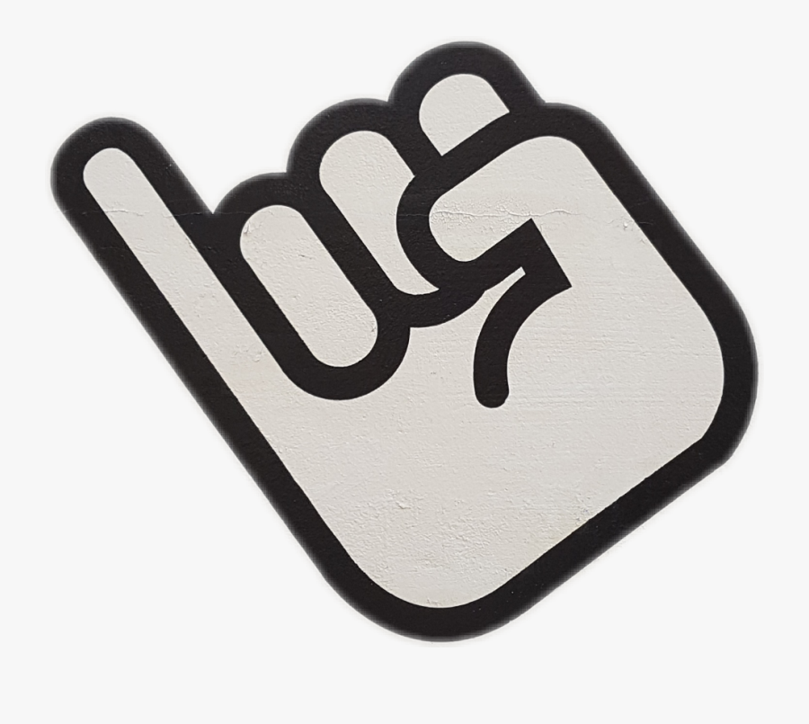 Hand Finger Stickers Sticker - Sign , Free Transparent Clipart - ClipartKey