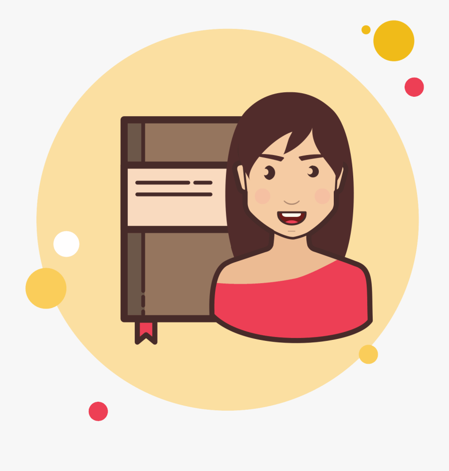 Transparent Desk Icon Png - Brown Hair Lady Icon , Free Transparent ...