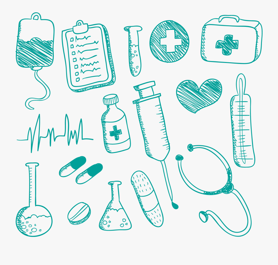 Medicine Nursing Drawing Doodle - Medical Things To Draw , Free ...