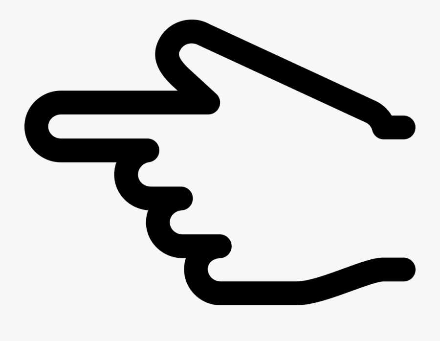 Hand Point Left Comments Clipart , Png Download - Left Point Png , Free ...