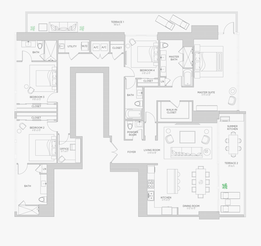 Transparent Floor Plan Png , Free Transparent Clipart - ClipartKey