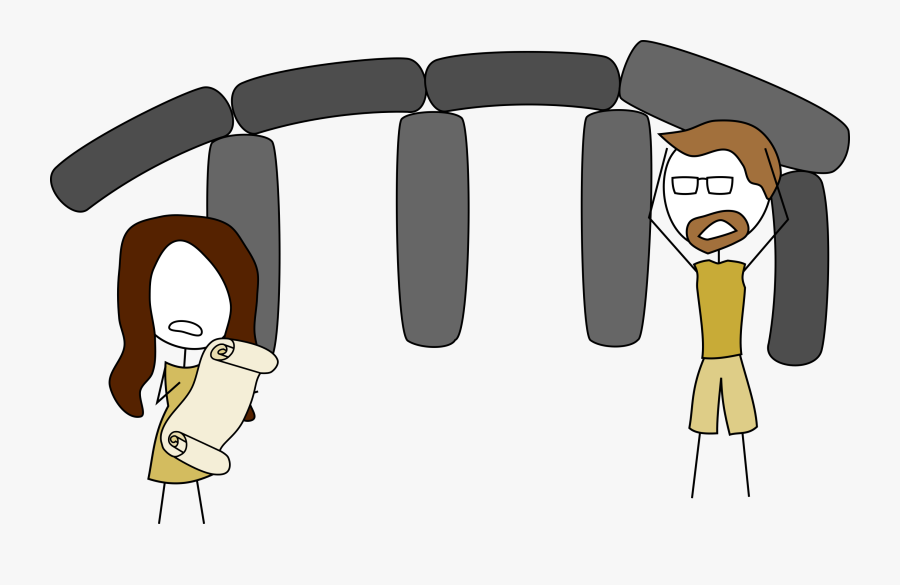 Pointing Clipart Significance - Simple Cartoon Stonehenge , Free ...