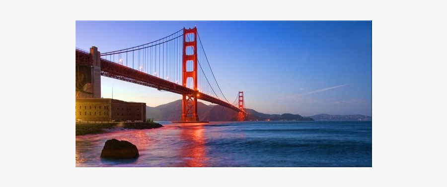 Skyline Transparent Silhouette Golden Gate Bridge - Golden Gate Bridge ...