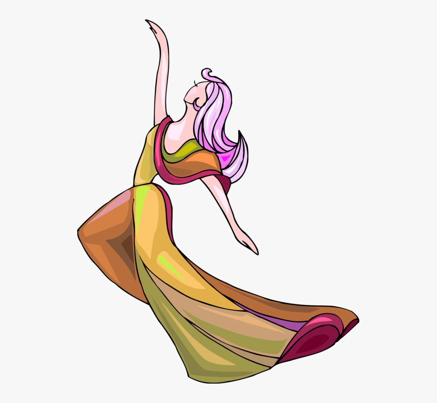 Abstract Colourful Dance - Dancing Colourful Drawing , Free Transparent ...