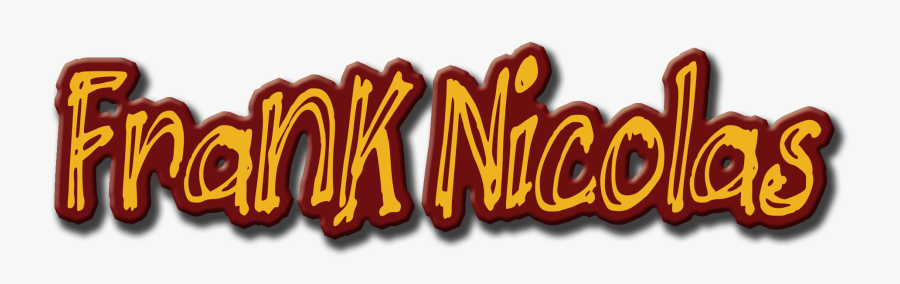 Frank Nicolas - Calligraphy , Free Transparent Clipart - ClipartKey