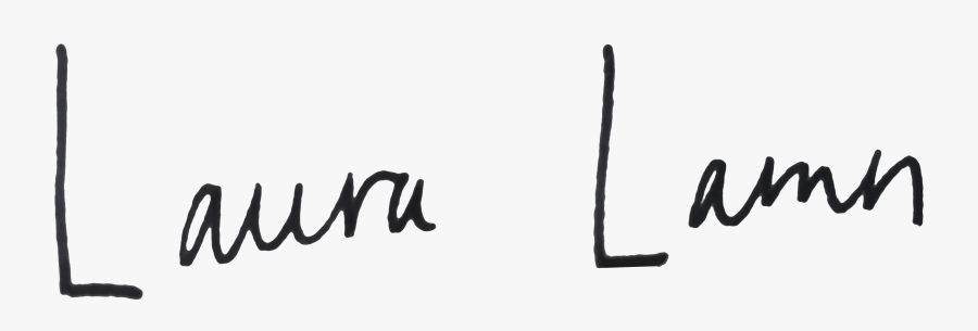 Laura Lamn - Calligraphy , Free Transparent Clipart - ClipartKey