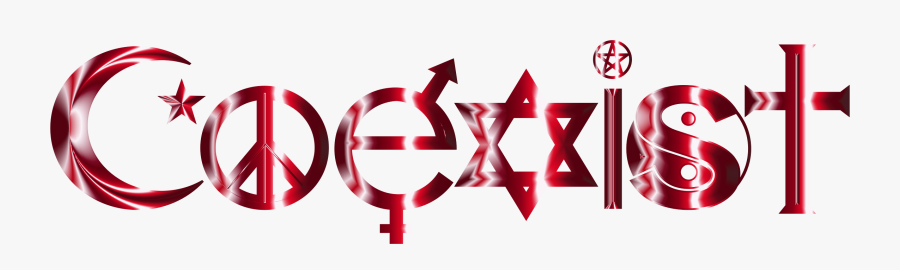 Clipart - Coexist , Free Transparent Clipart - ClipartKey