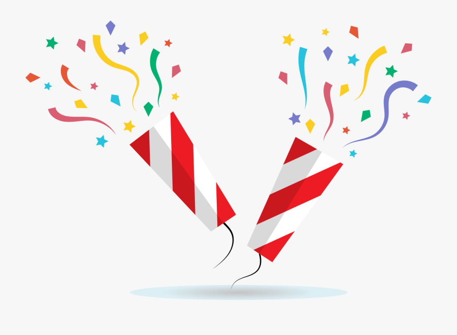 Wedding Invitation Party Popper - Party Popper Transparent Png , Free ...