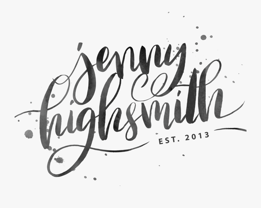 Clip Art Seller Lettering Deals Jane - Hand Lettering Jenny , Free ...